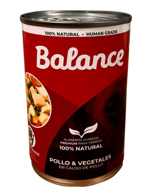 Alimento húmedo en lata Balance pollo con vegetales | Manchas