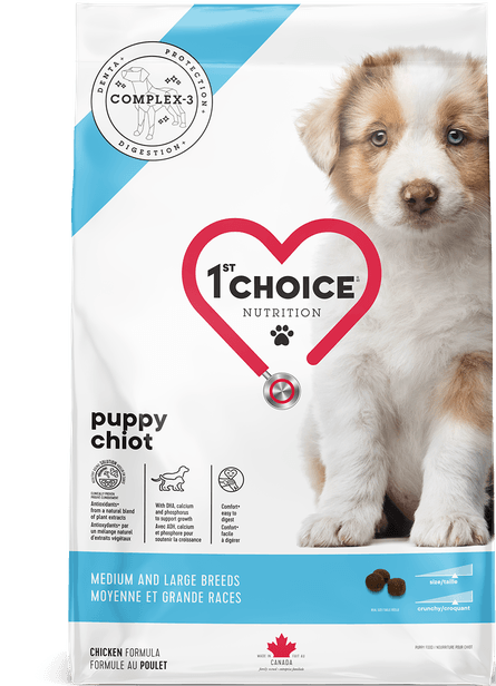 1st Choice Puppy Cachorro Razas Medianas y Grandes | Manchas